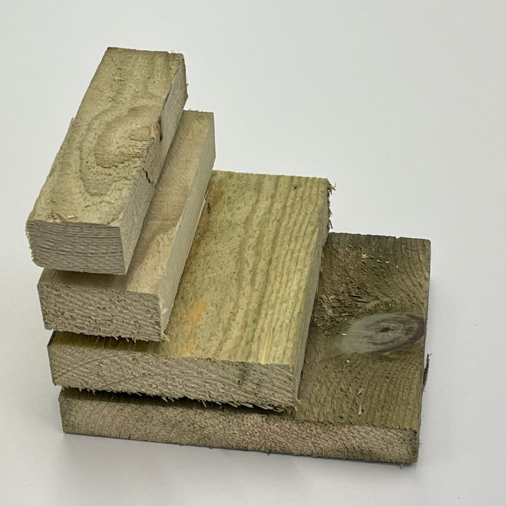 Green Treated Carcase Grade Softwood Ex 25mm x 38mm – Andrew & Co. Ltd