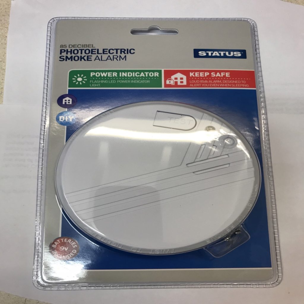 Status Photoelectric Smoke Alarm 9VDCPESA – Andrew & Co. Ltd
