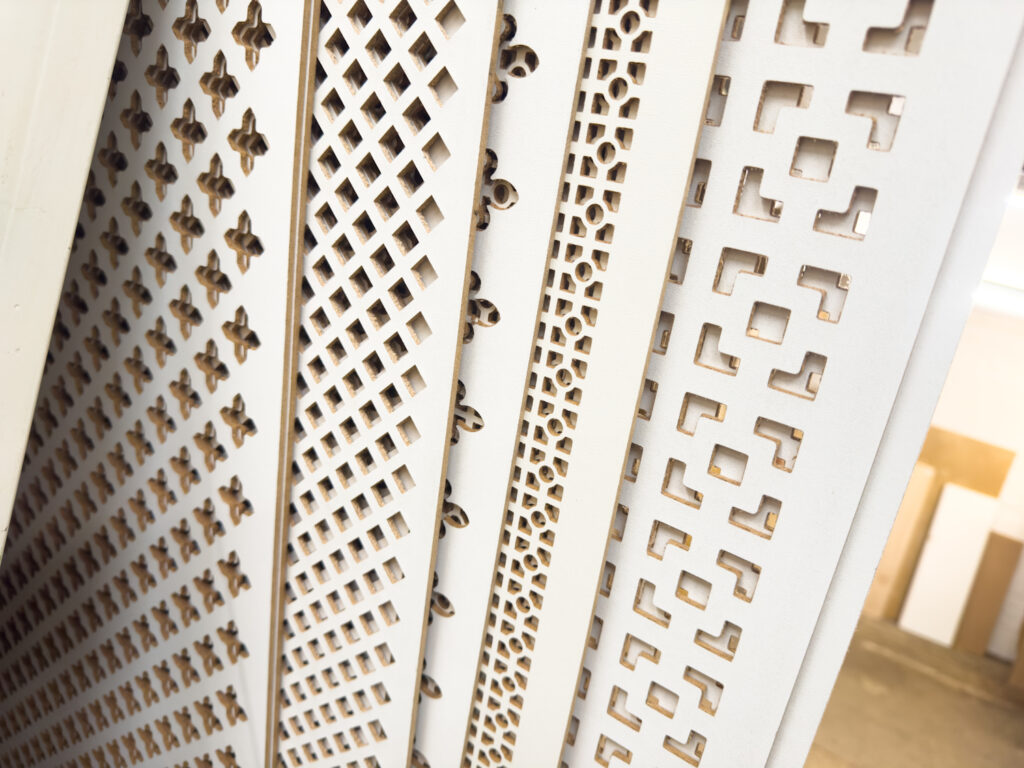 Perfonet® White Perforated MDF Panels 1830mm x 610mm – Andrew & Co. Ltd